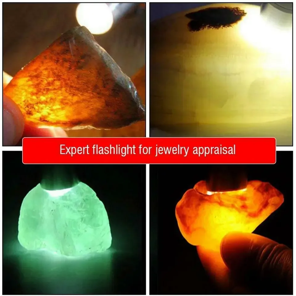 Jade Jewelry 365NM 395NM Gemstone Identification Lights