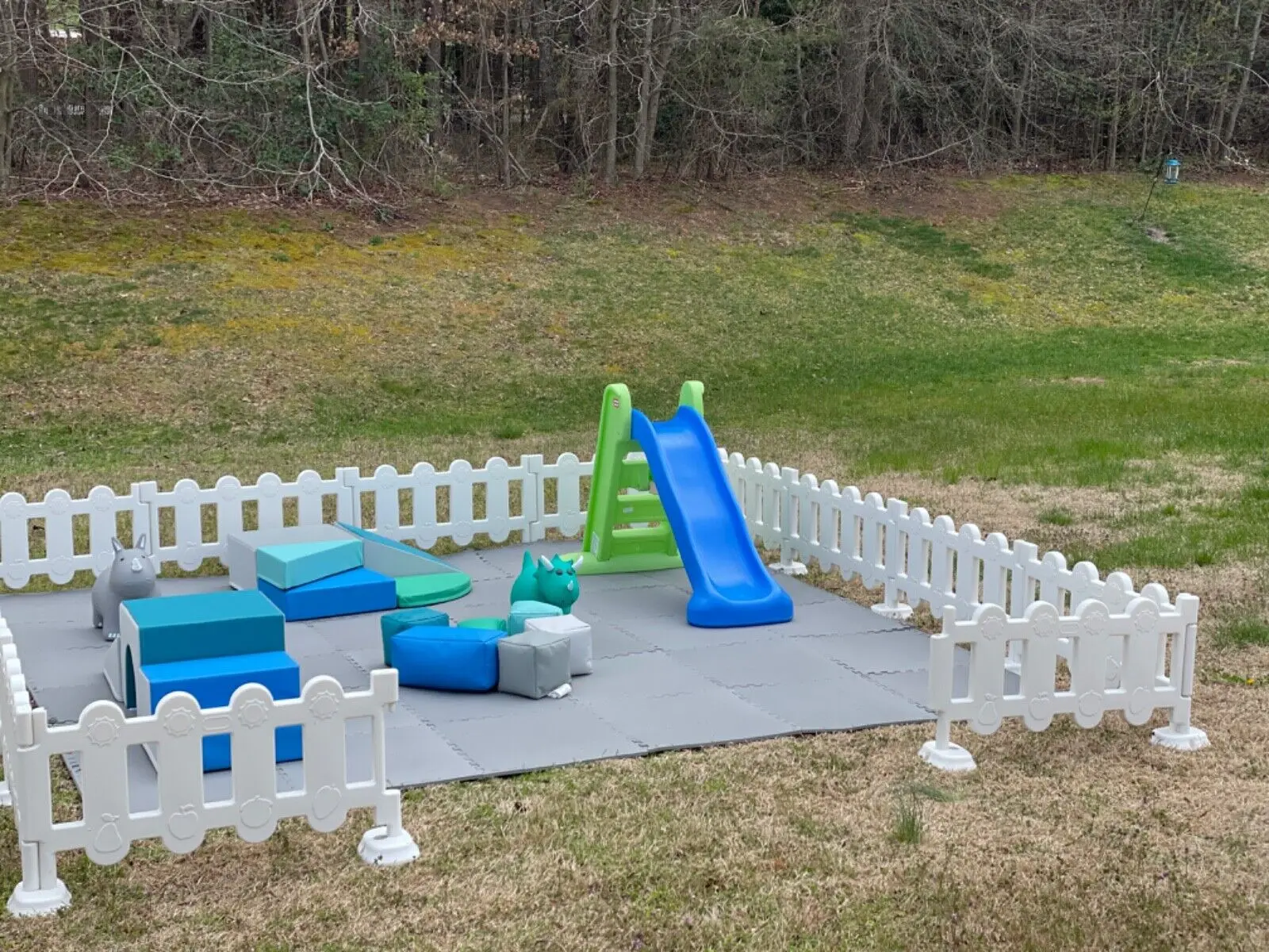 Cute White Pink Green Blue Red Soft Play Gate Party Rental