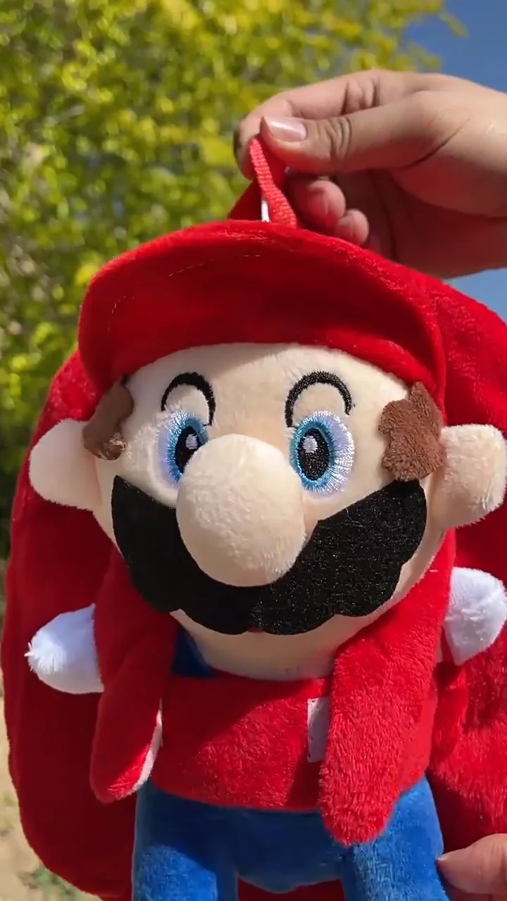 2023 Hot Classic Plumber Super Mari0 Plush Doll Toys Backpack Children ...