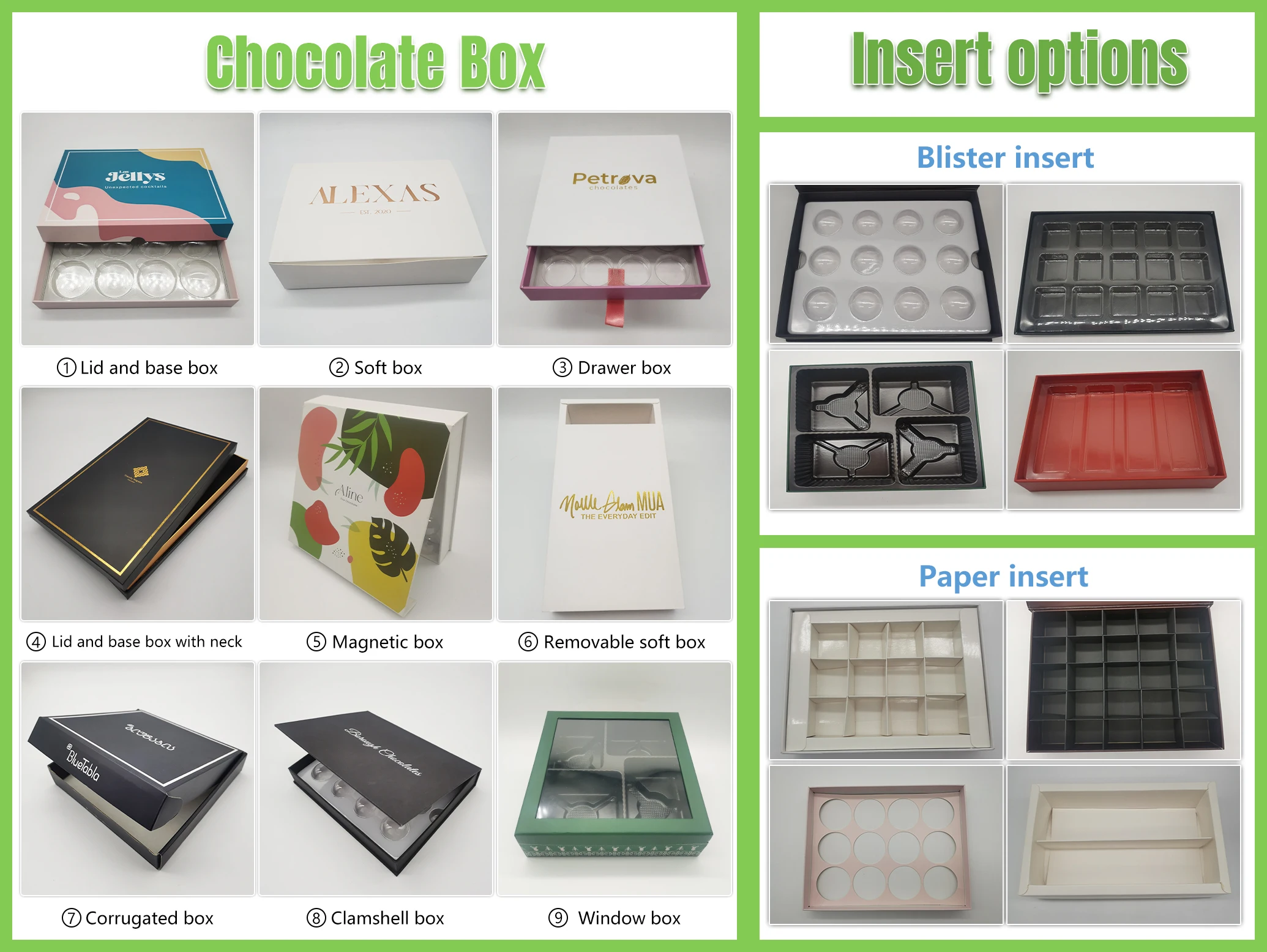 Luxury Custom Packaging - Truffle Christmas Bonbon Box