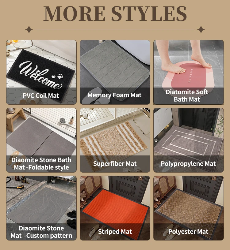 High Quality Polypropylene Pvc Entrance Indoor Outdoor Anti Slip Wholesale Custom Foot Floor ...