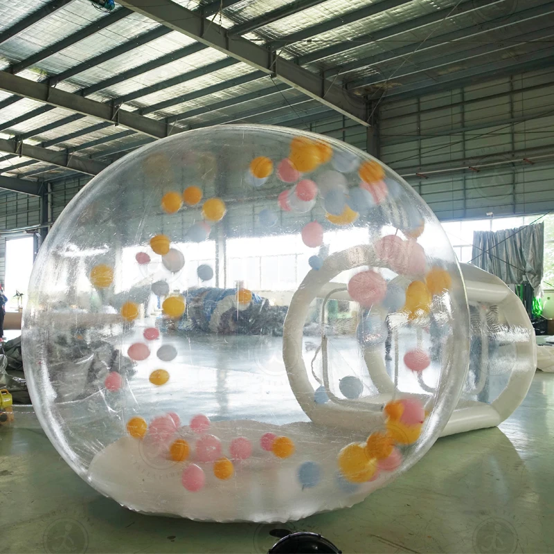 Clear Party Inflatable Crystal Igloo Dome Bubble Tent Transparent ...