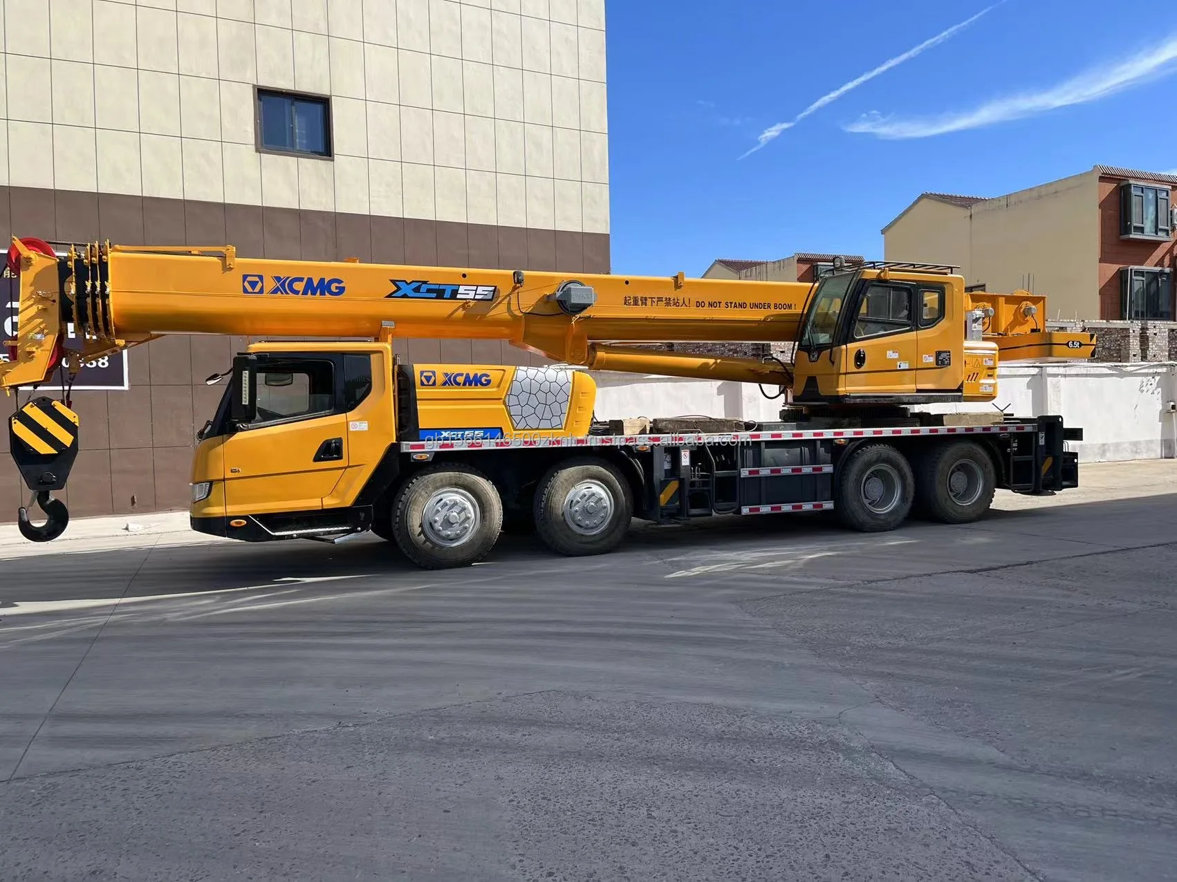 Xcmg 50 Ton Truck Crane Mobile Crane With 43m Main Boom Qy50kc 50t ...
