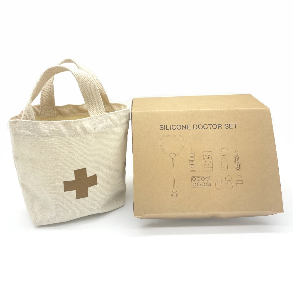 Kids Pretend Play Medical Kit 9-piece Durable Medical Kit With Toy ...