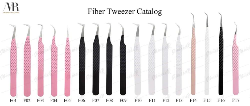 Custom Logo Stainless Steel Tweezers for Eyelash Extensions