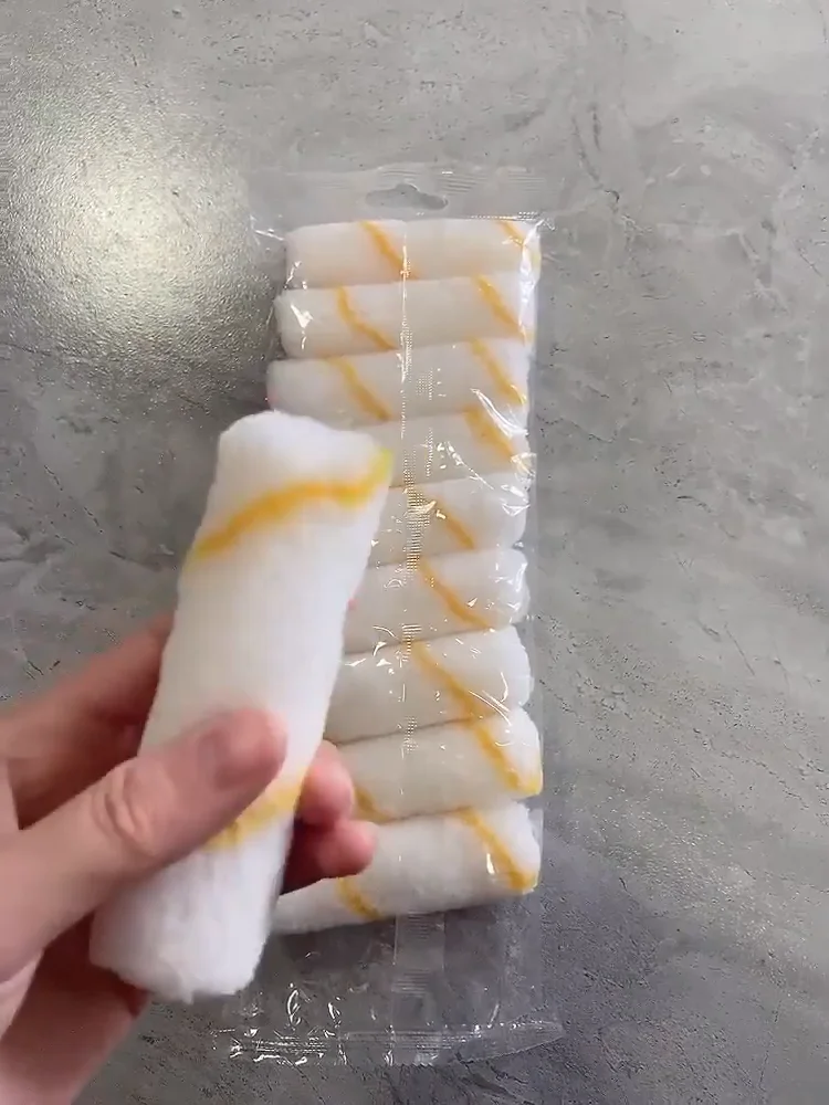 4 Inch Mini Roller Refill Cover Acrylic Material All Kinds Of Stripes ...