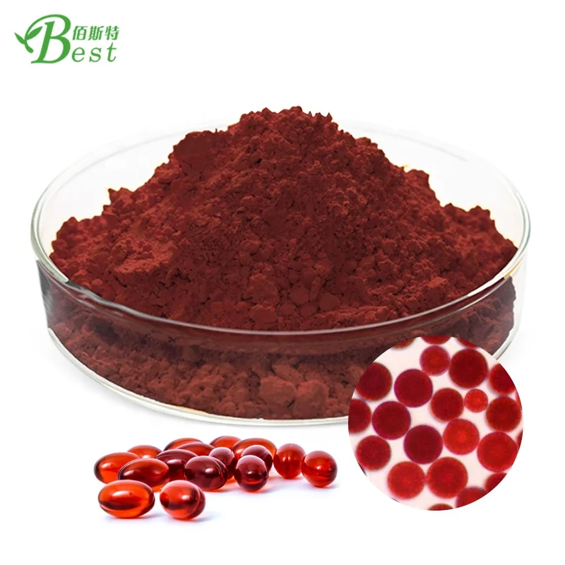 Factory Supply Bulk Astaxanthin Haematococcus Pluvialis Extract 1% 2% 3 ...