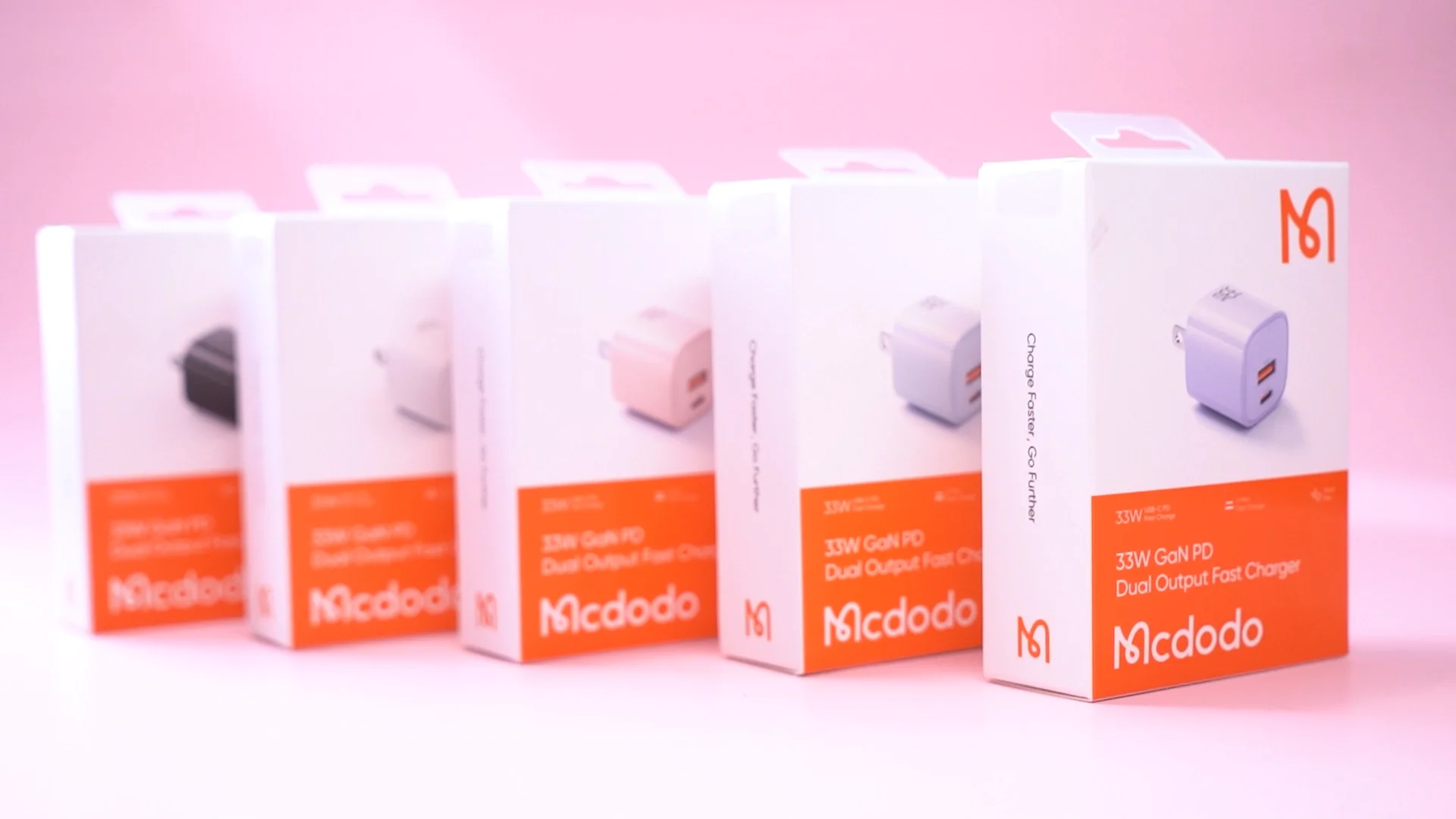 New Colorful 33w Pd Gan Wall Charger Type Usb A + Usb C Fast Charging ...