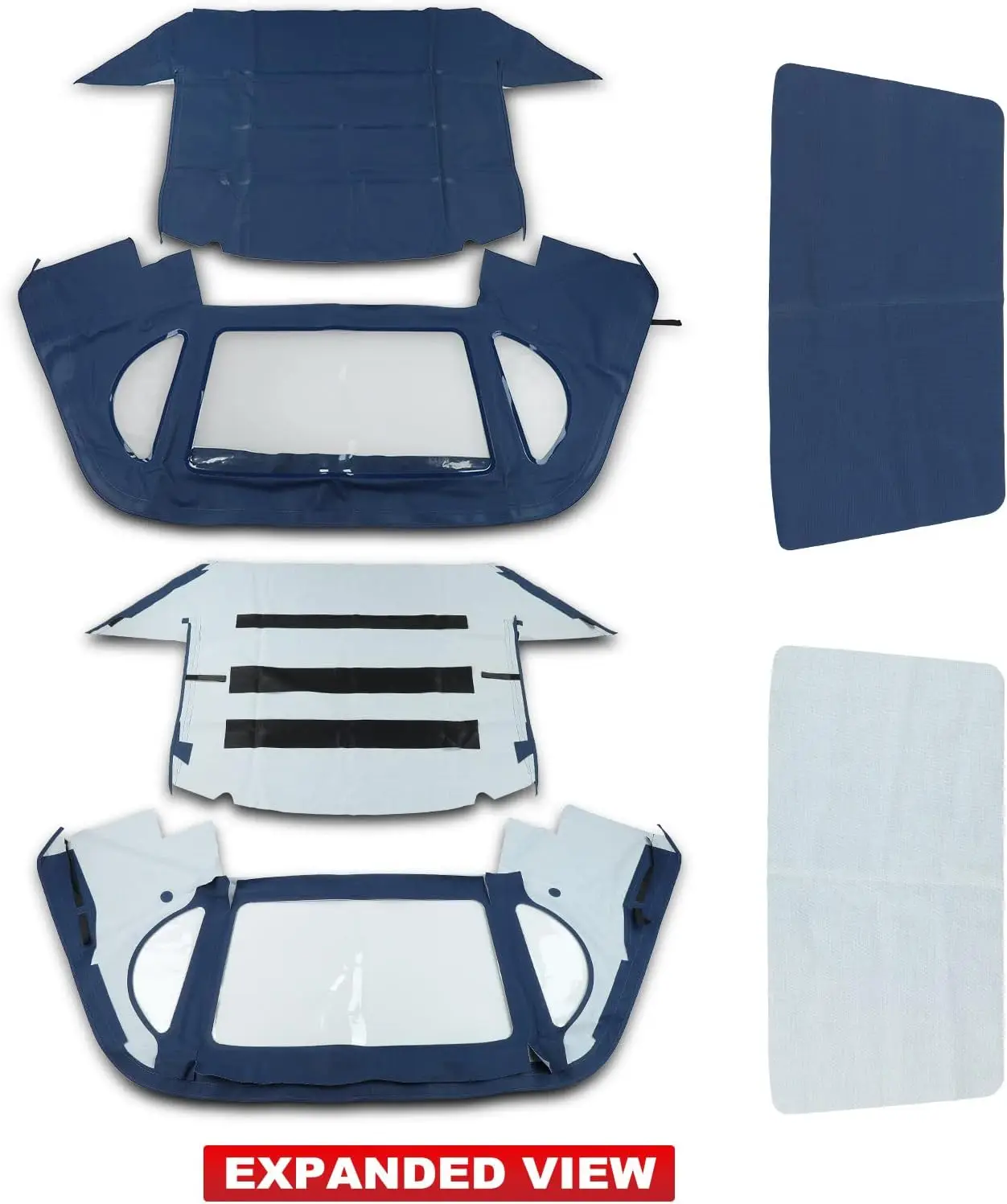 Blue Convertible Soft Top For Mercedes-benz R129 300sl 500sl 600sl ...