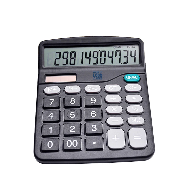 Modern Style Solar Powered Mechanical Programmable 12 Digits Desktop ...