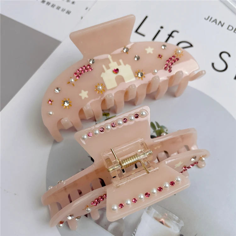 Customizable Hair Claw Clips - Diverse Shapes & Colors