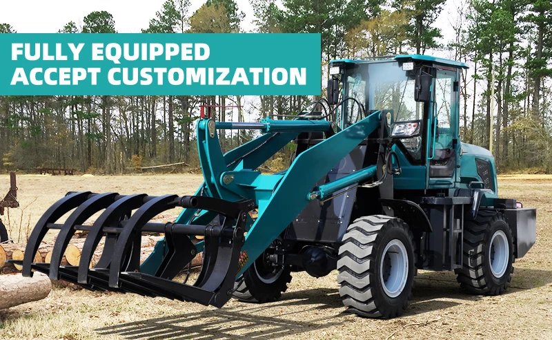 Top Brand Hot Sales Construction Works 1.8 Ton Front End Loader Wheel ...