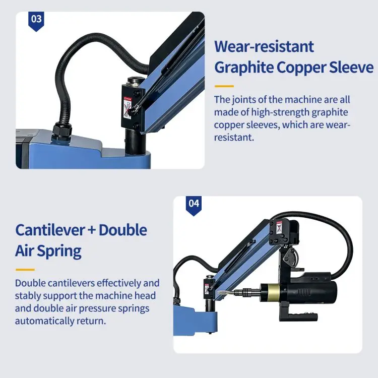 LUNYEE Automatic Servo Tapper - Efficient Drilling & Threading