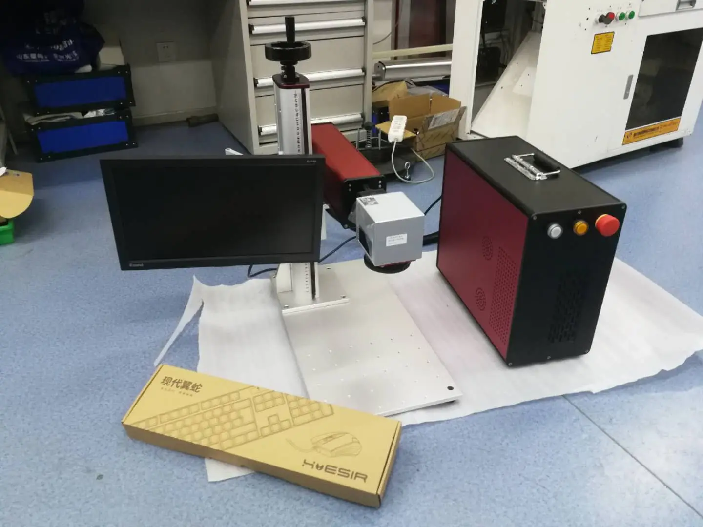 Mini Small Portable Fiber Laser Engraving Marking Machine Max 20w 30w ...