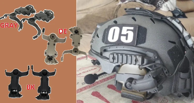 TS TAC-SKY for COMA II III XPI Tactical Headset Helmet WENDY Rail ...