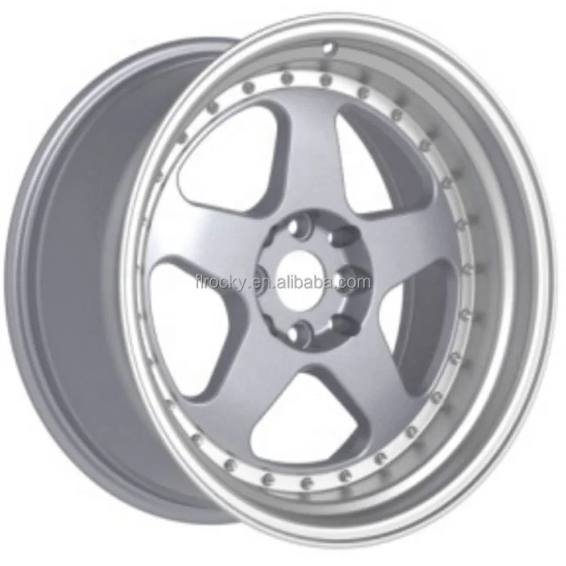 Deep Dish Five Spoke Passenger Car Wheels 15x7.5 15x8 16x8 16x9 17x9 ...