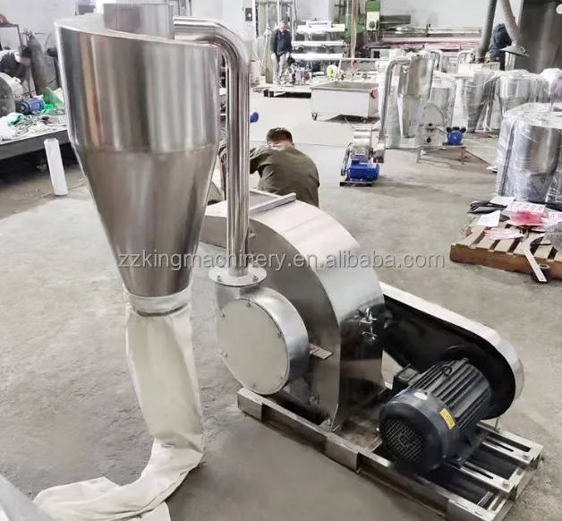 304 Food Grade Stainless Steel Hammer Mill Feed Grinder