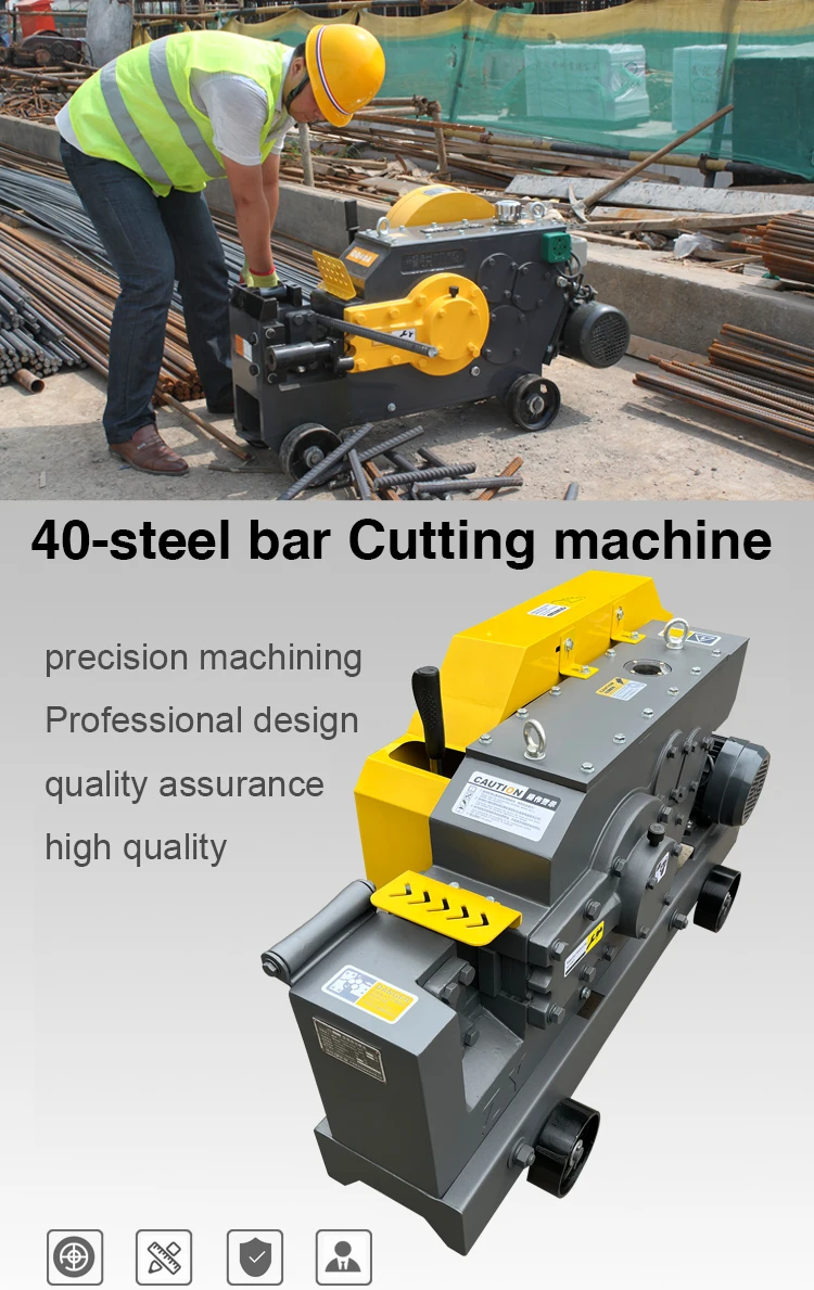 GQ40 Rebar Cutter Steel bar Cutting Machine for Max 32mm| Alibaba.com