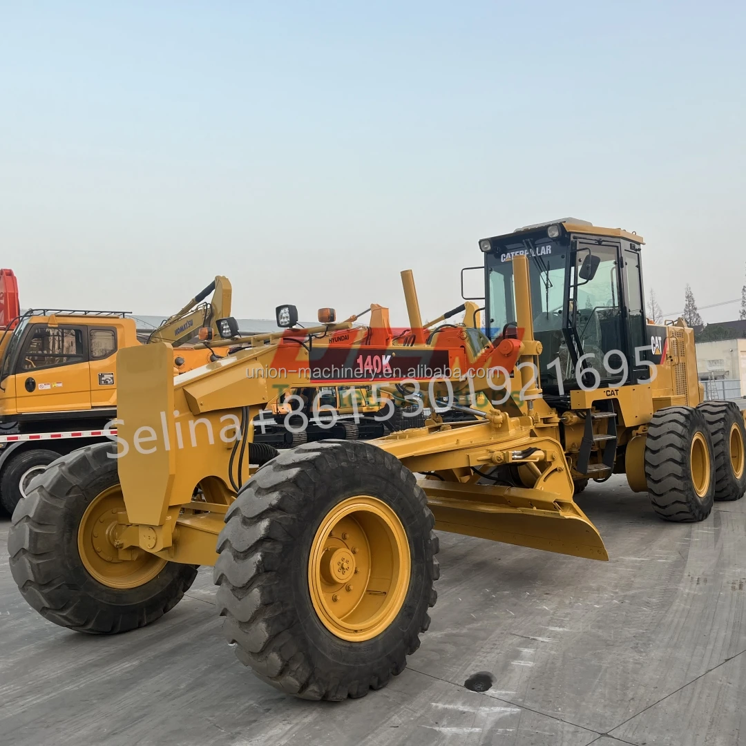 Caterpillar 140k Motor Grader Road Construction Cat140k Graders Heavy ...