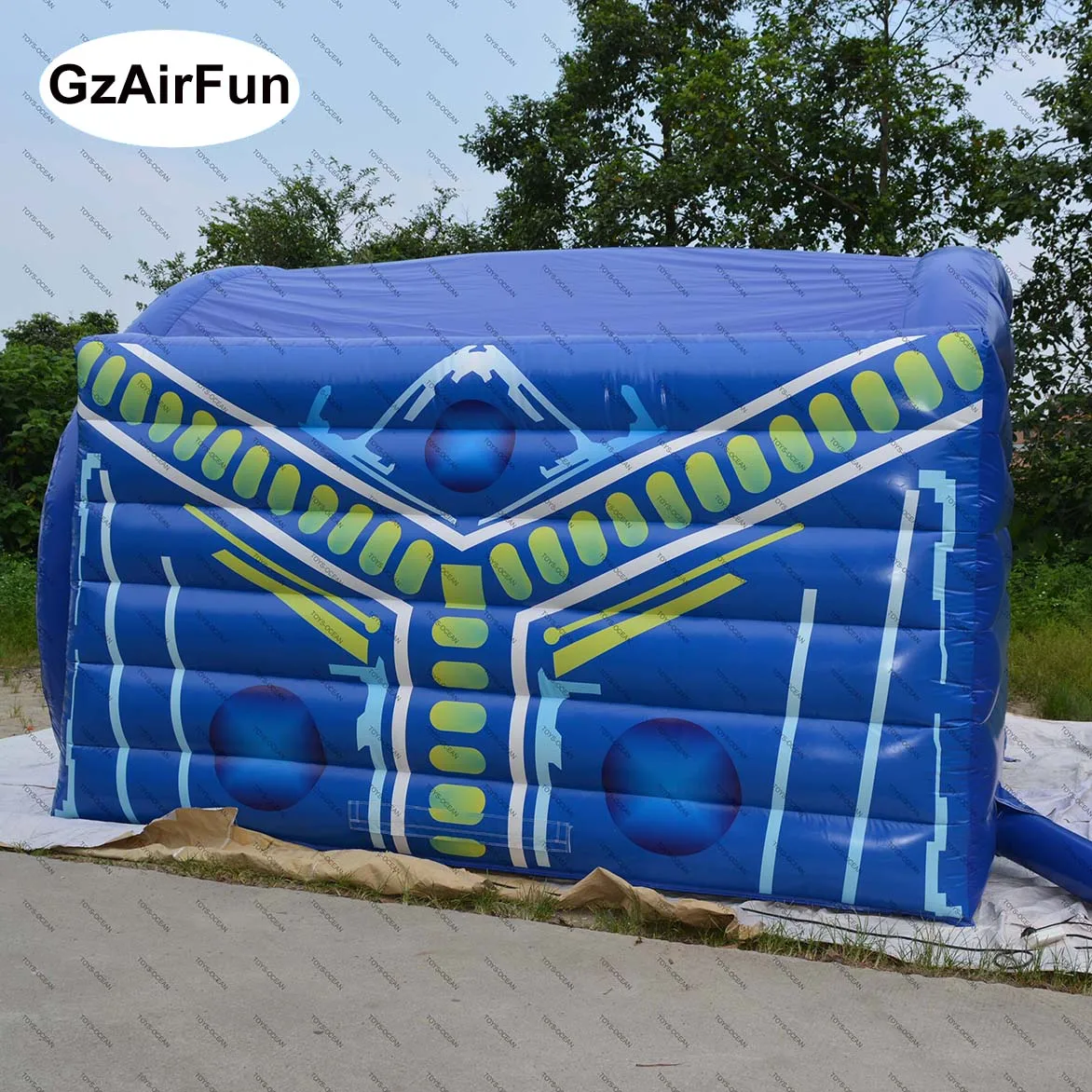 Commercial Ips Pat Light Inflatable Interactive Play System Game Arena ...