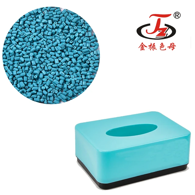 Peacock Blue Plastic Puller Box Filled With Color Master Pp Blue Master ...