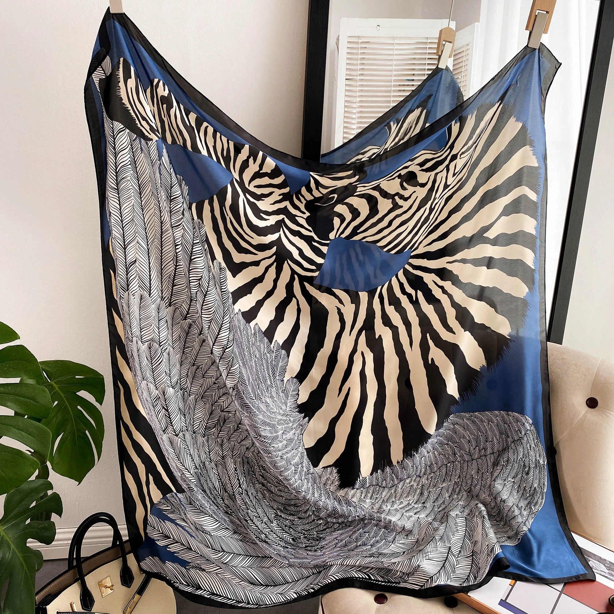 Imitation Silk Scarf - Versatile and Stylish Accessory