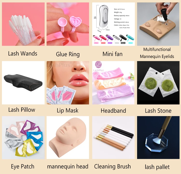 Lashplus Professional Customized Packages - Dark Black Eyelash Extensions