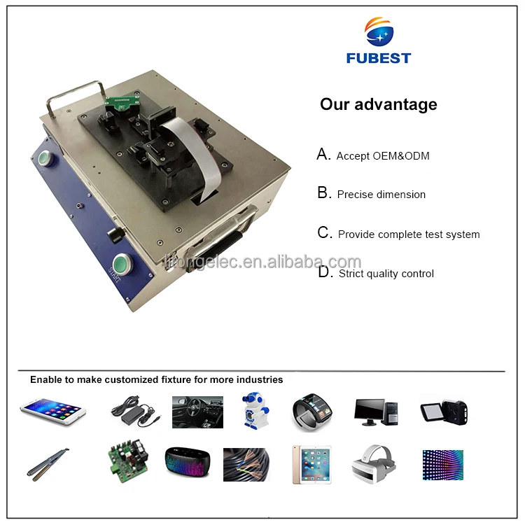 High Quality Custom Penumatic Function FPC PCBA test Fixture PCB ICT ...