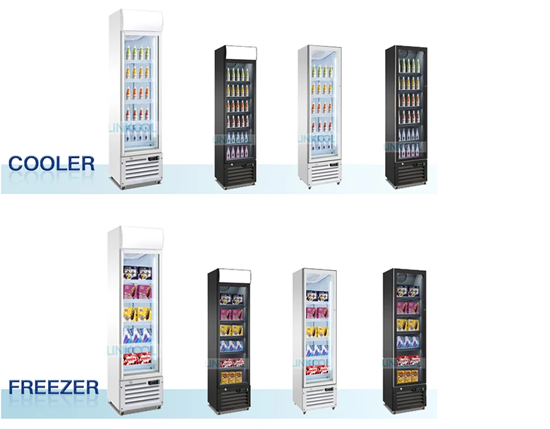 Commercial Upright Freezer - Perfect for Frozen Food Display