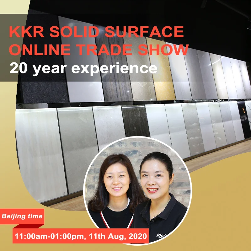 KKR solid surface online trade show Product Show Stream 2023 - Alibaba.com