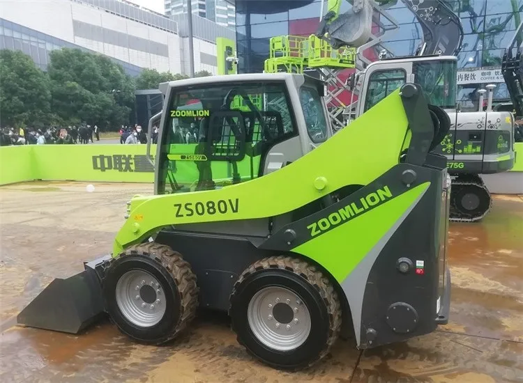 Zoomlion Skid Steer Loader ZS080V 0.8 Ton Capacity Mini Loader ...