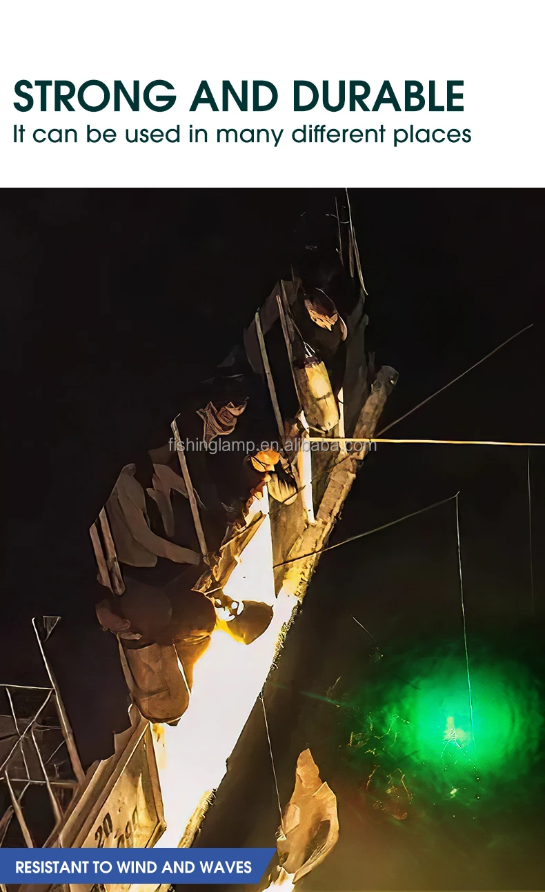 400w Green Lighting Led Underwater Fishing Lamps Corn Attracting ...