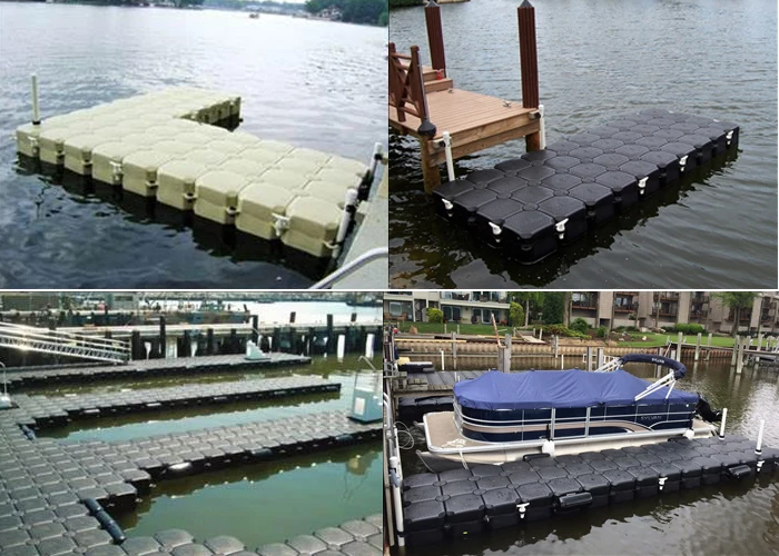 10'by 10' Floating Walkway - Durable Plastic Pontoon Pods