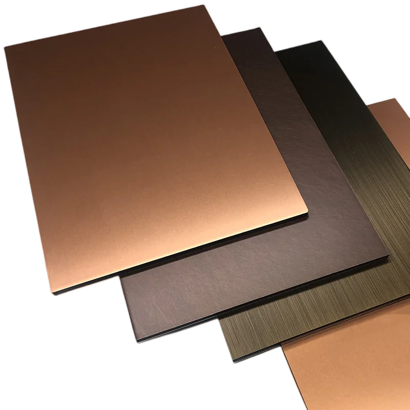 Exterior Wall Cladding Copper Composite Panels For Metal Siding Panels ...