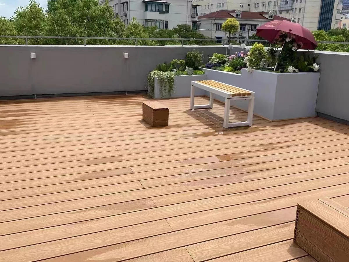 Waterproof Easy Installed Wpc Wall Patio Wpc Water-proof Panel Timber ...