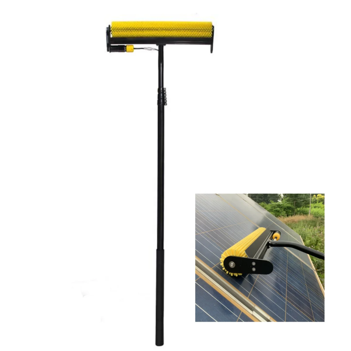 Dewande 25ft Photovoltaic Solar Panel Cleaning Rotating Brush - Buy ...