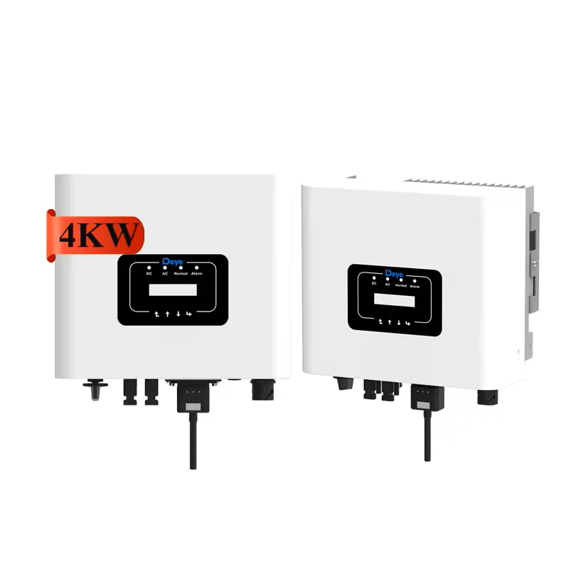 Deye Single Phase String Inverter Sun-4k-g04 2 Mppt Solar Energy 4kw On ...