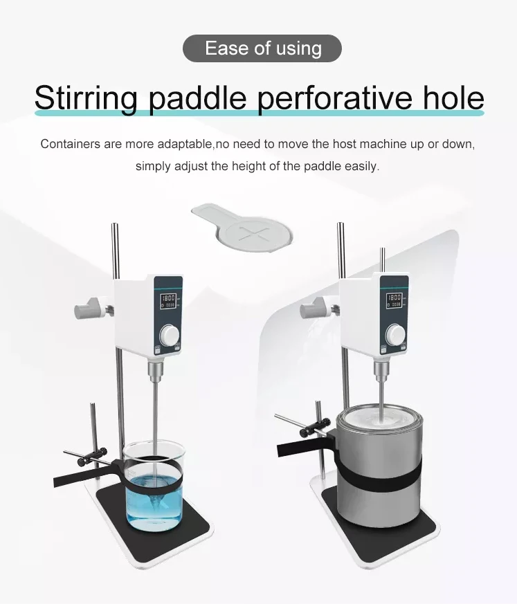 Laboratory Digital Overhead Electronic Stirrer Mixer Paddle - Buy ...