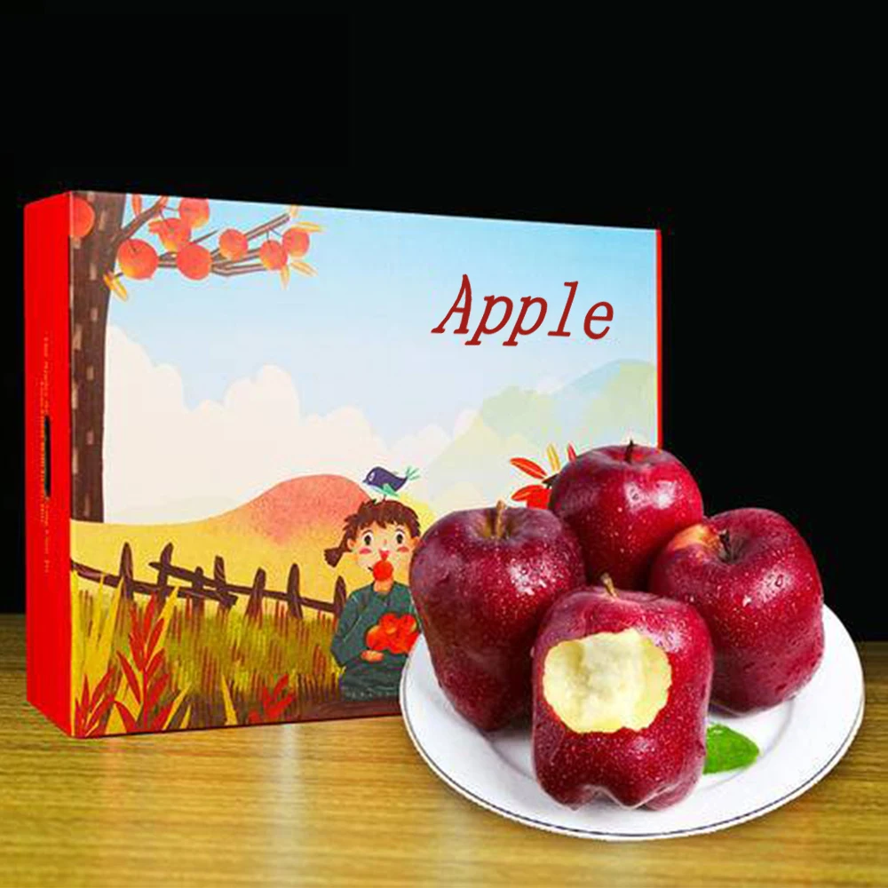 Universal Fruit Gift Box Empty Box Customization Magnet High-end Apple ...