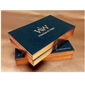 Luxury Gold Name Card Elegant Foil Embossed Business Visiting Cards ...