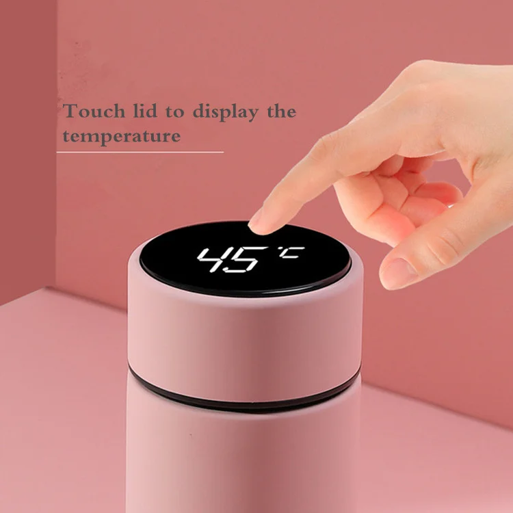 304 Stainless Steel Intelligent Digital Smart Water Bottles With Led ...