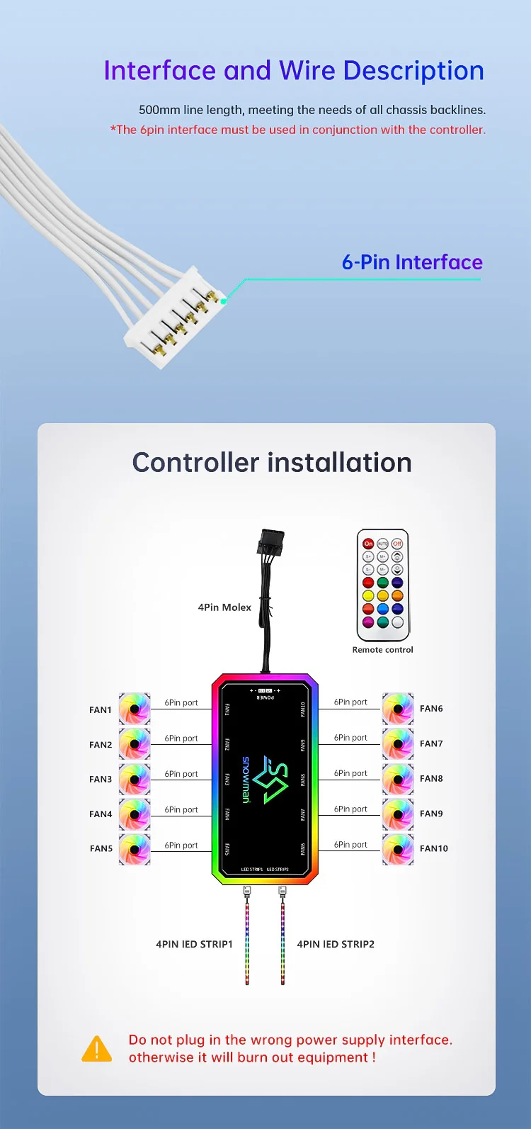 Snowman OEM 12VDC PC RGB Fan - Efficient Cooling Solutions