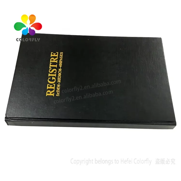 Alibaba.com: Thick Notebooks 20x30cm 400 Pages Black Register Book ...