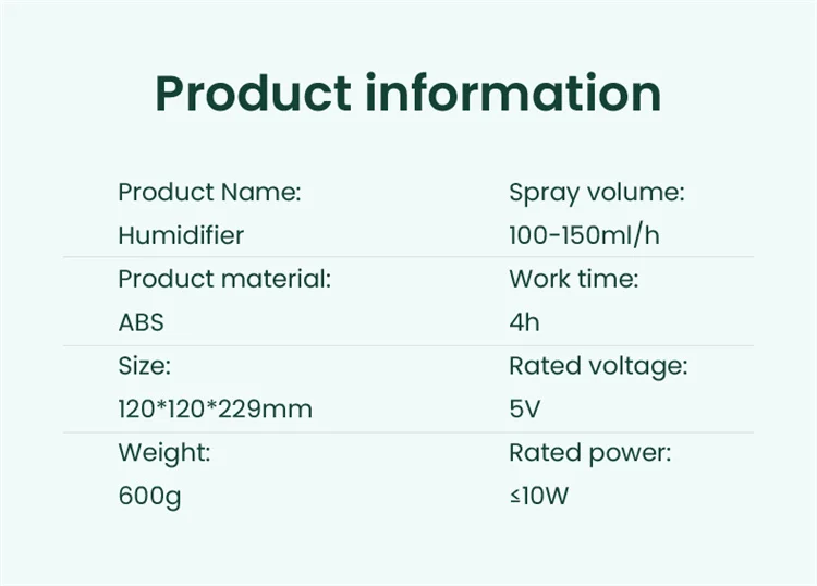 Factory Household Desktop Spray Water Drop Rising Magic Humidifiers ...