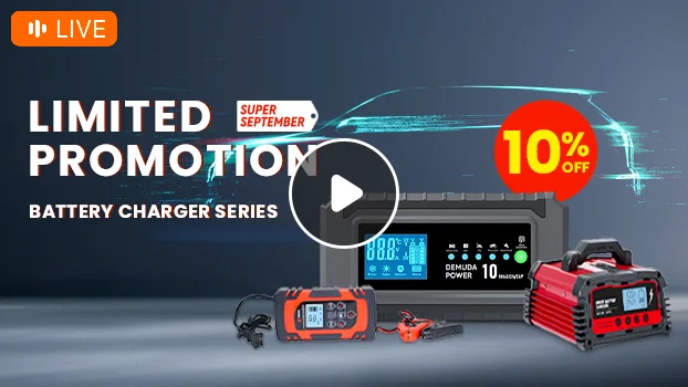 Car Battery Chargers with Super September Coupon Product Show Stream ...