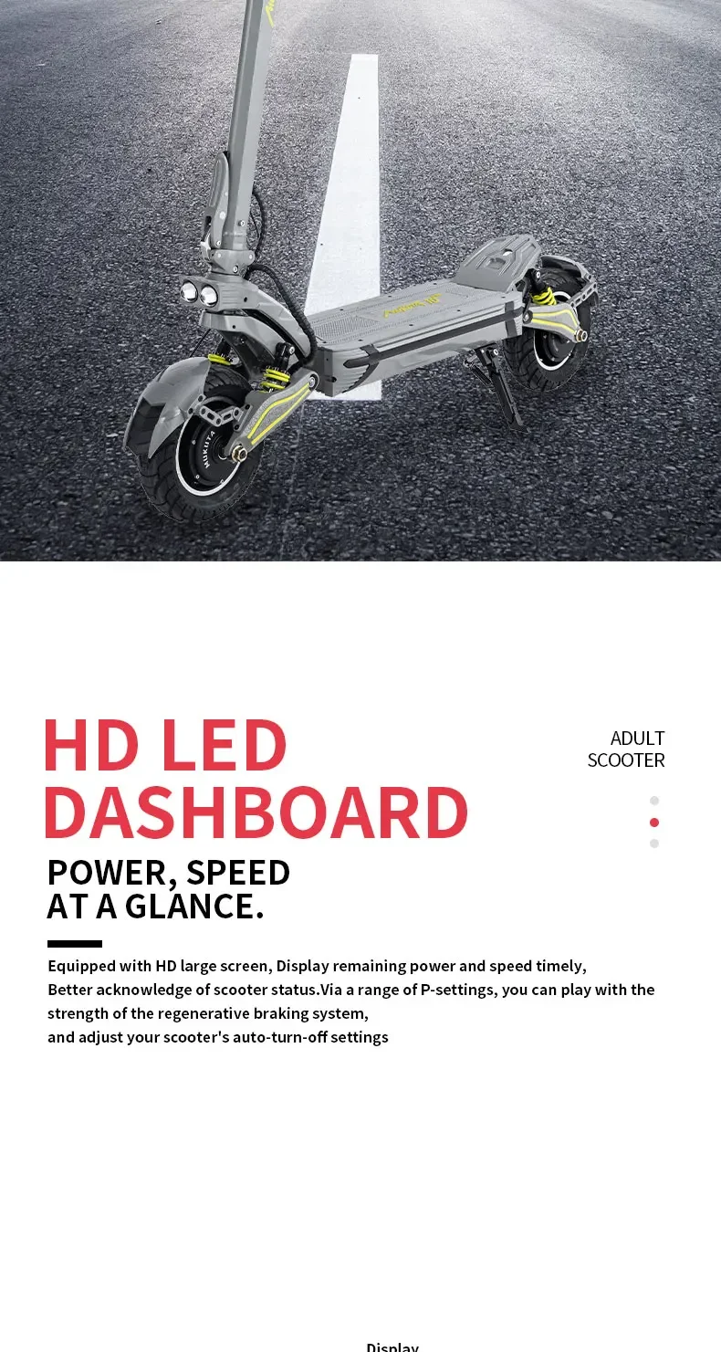Mukuta 10 Plus Electric Scooter - 2800W off Road Performance