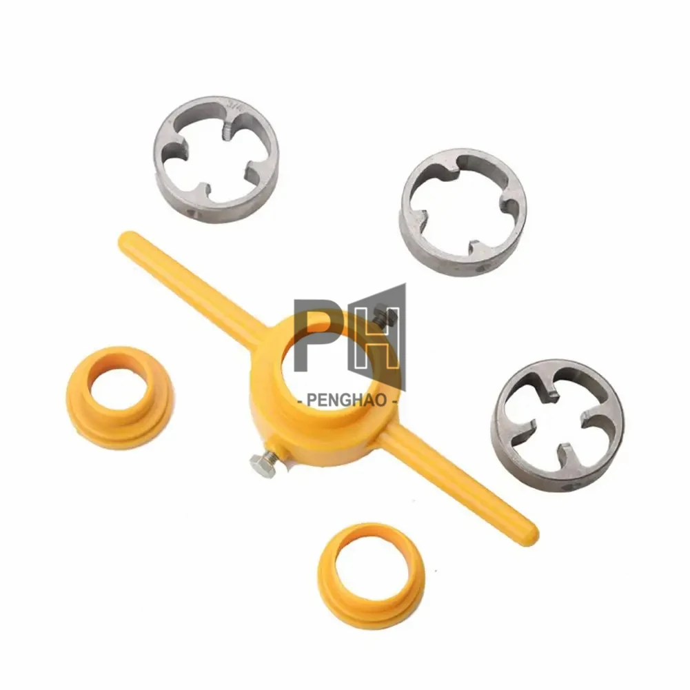Pvc Pipe Threader Npt Thread Tap Die Set Powerful 1/2 3/4 1 Inch ...