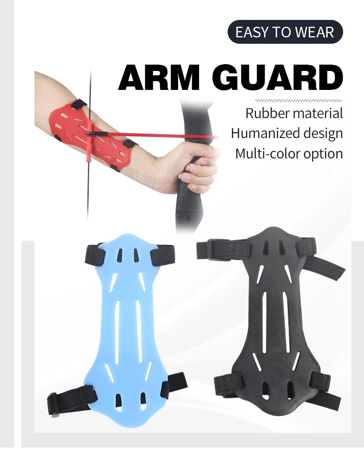 SPG Arm Guard Rubber Children Recurve Bow Takedown Longbow