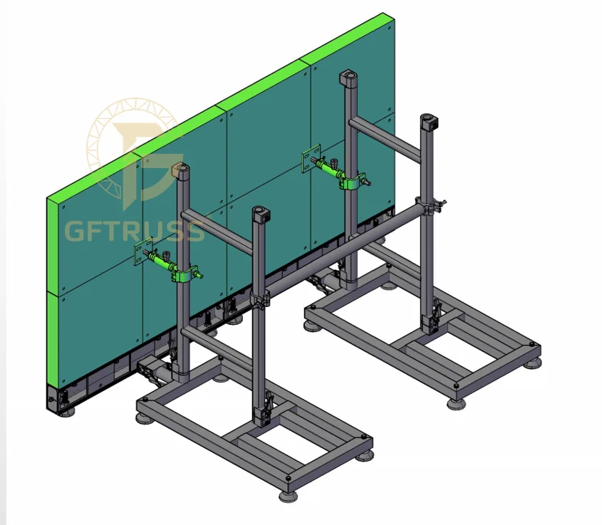 Good Quality Led Screen Ground Stand Led Cabinet Video Wall Panel ...