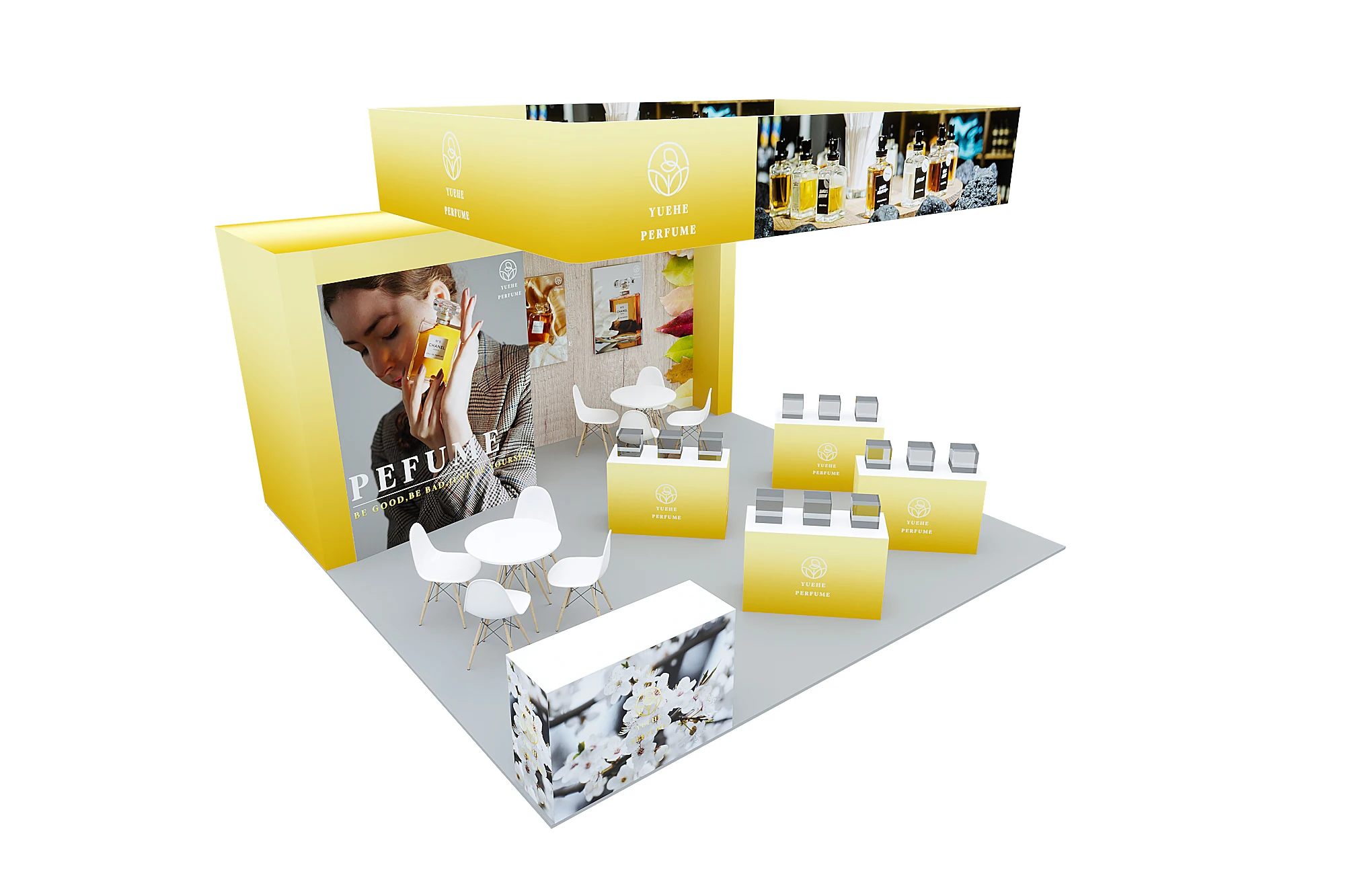 Customised 20x20 Aluminum Modular Booths Backdrops Exhibition Equipment ...